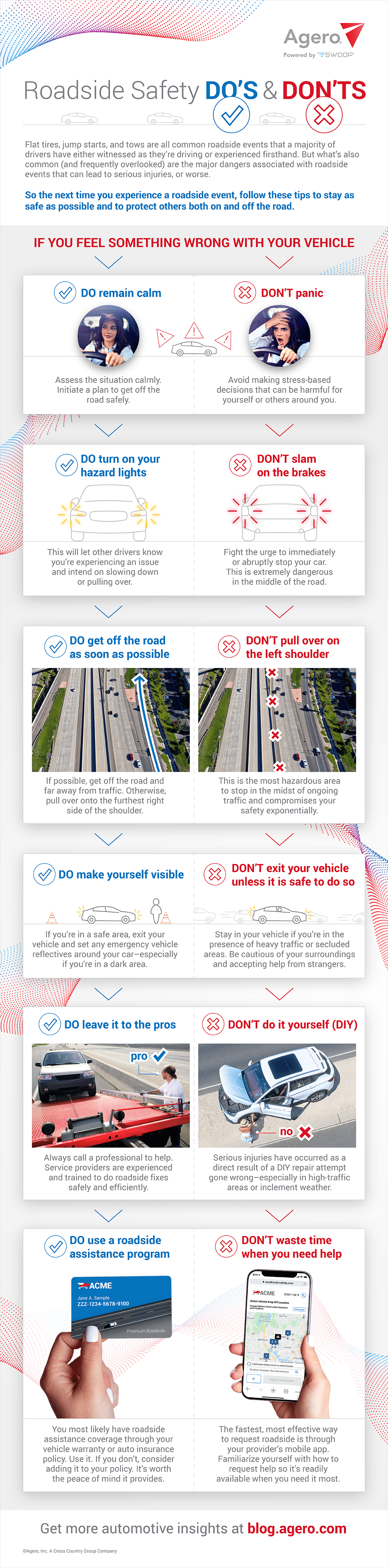 Infographic: Roadside Safety Do's and Don'ts