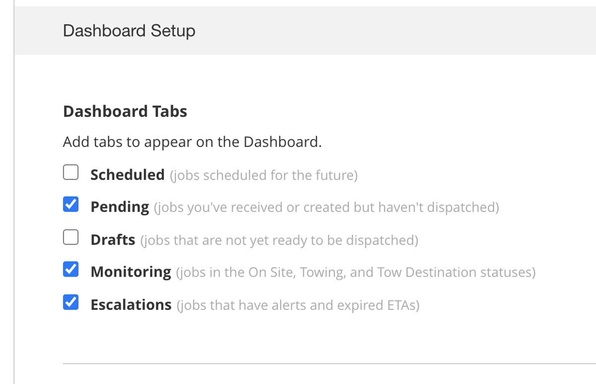 Configure Your Dashboard
